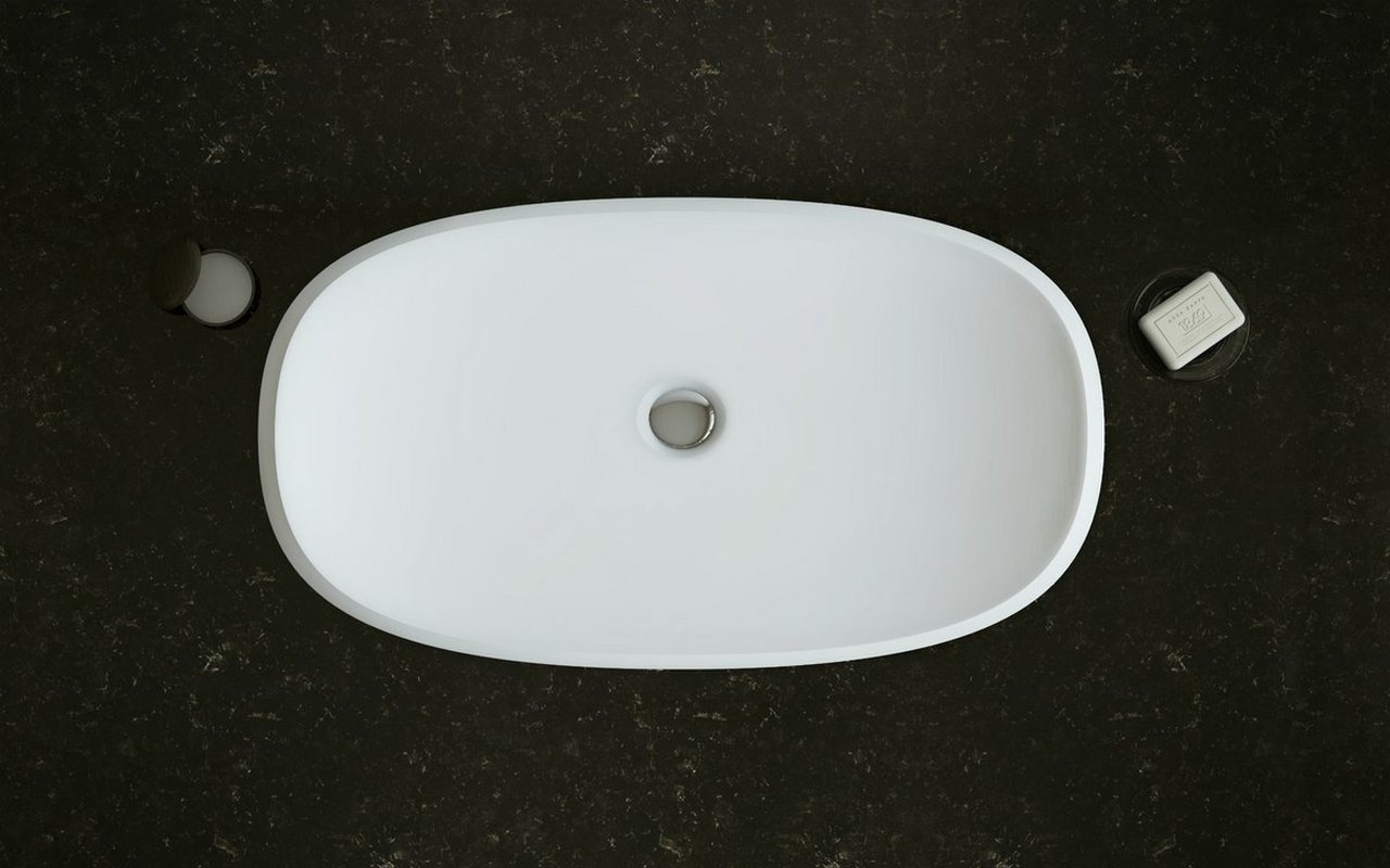 ᐈ 【Aquatica Coletta-B Gunmetal-Wht Stone Bathroom Vessel Sink】 Buy ...