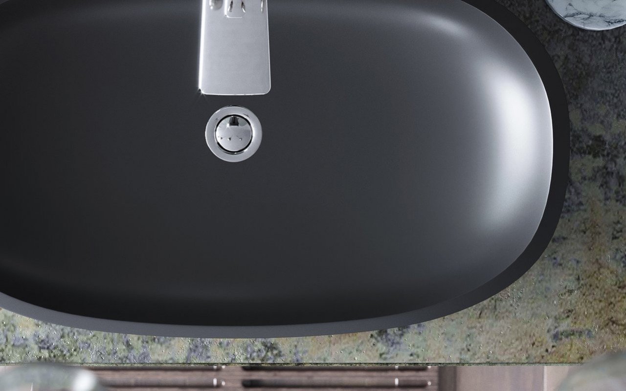 ᐈ 【Aquatica Coletta-B-Blck Stone Bathroom Vessel Sink】 Buy Online, Best ...